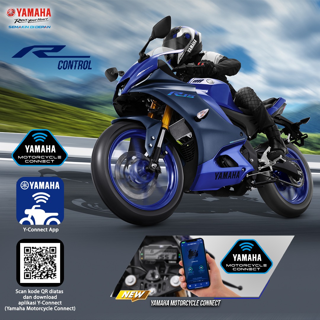 Gebrakan Yamaha All New R15 Connected Hadirkan Sensasi Berkendara